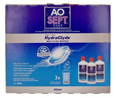 Pack AOSEPT PLUS HydraGlyde – centrevisionlentille- BIOTECH OPTIQUE